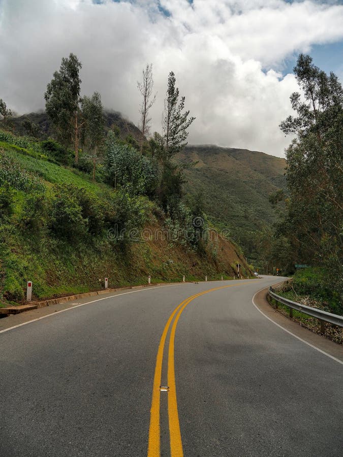 Roads in the Peruvian Andes Stock Image - Image of mountain, nature ...