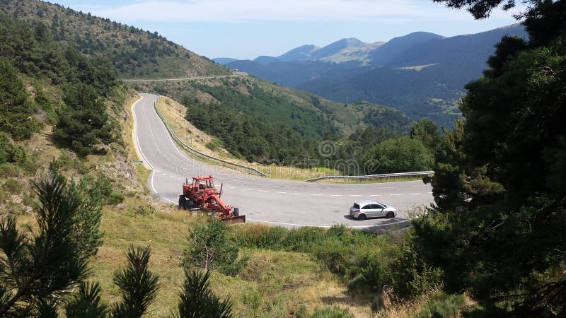 The Roads of the Pyrenees editorial image. Image of picturesque - 261014765