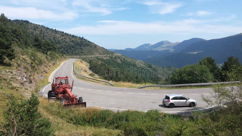 The Roads of the Pyrenees editorial photo. Image of n260 - 261014771