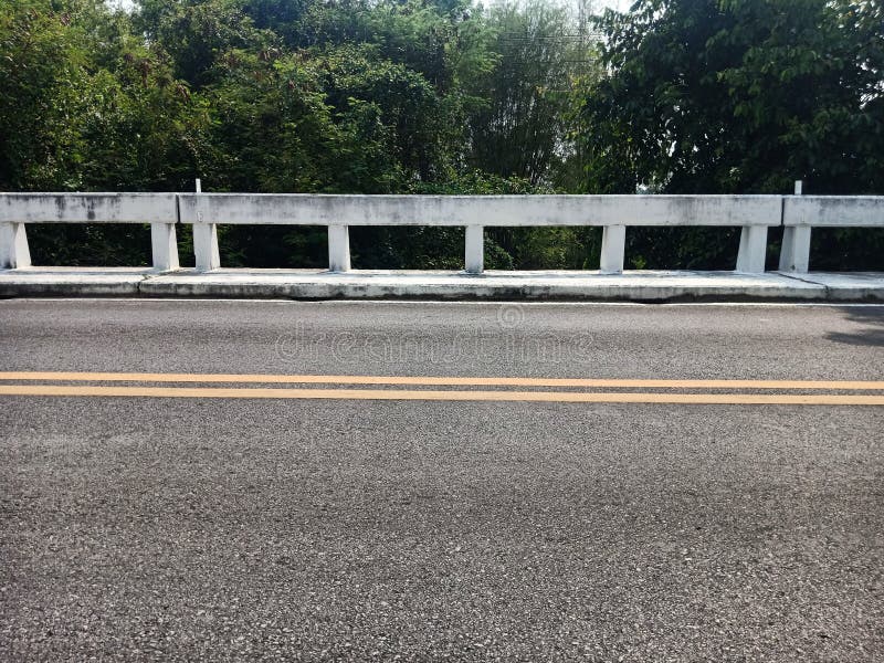 Roads and Railings of Reinforced Concrete Stock Photo - Image of bridge ...