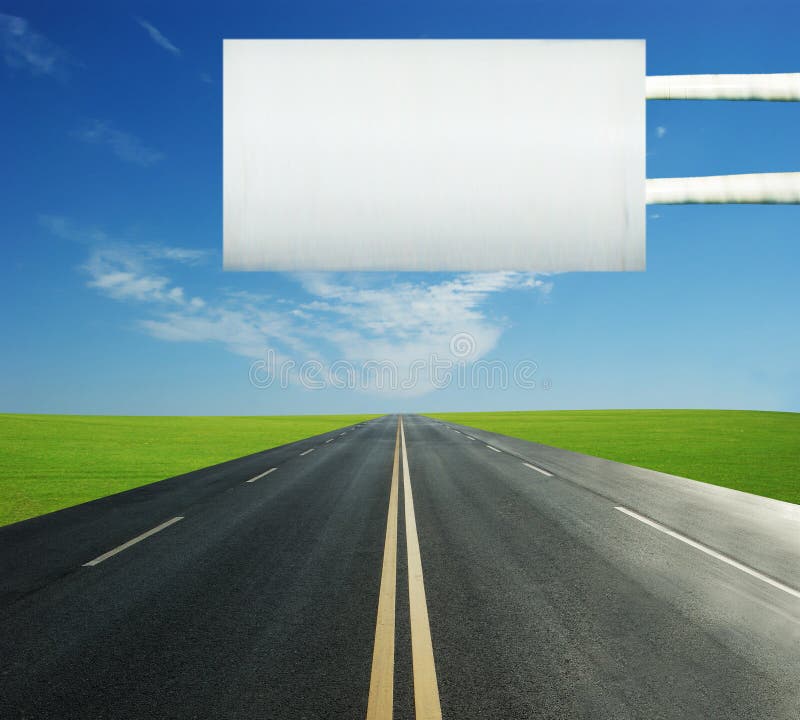 Sky and road signs stock image. Image of sign, front - 17818799