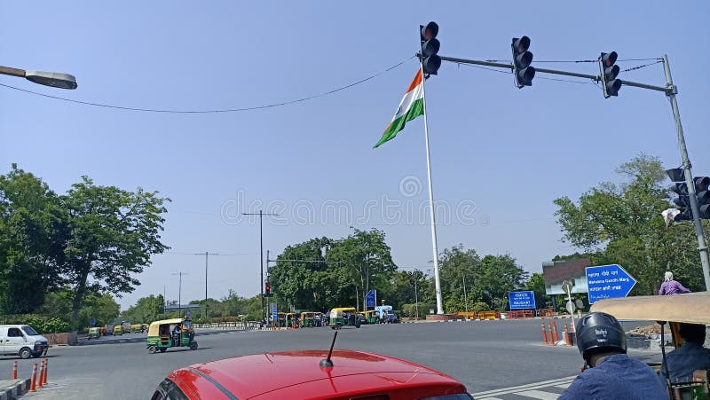 Roads Traffic Signal Delhi India Editorial Photo - Image of signal ...