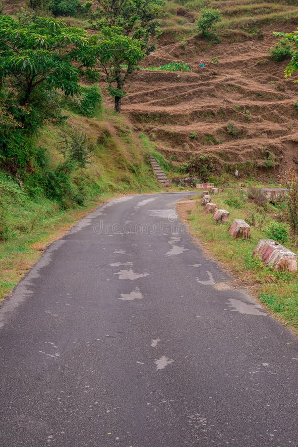 Roads in Uttrakhand stock photo. Image of mountains - 129450674
