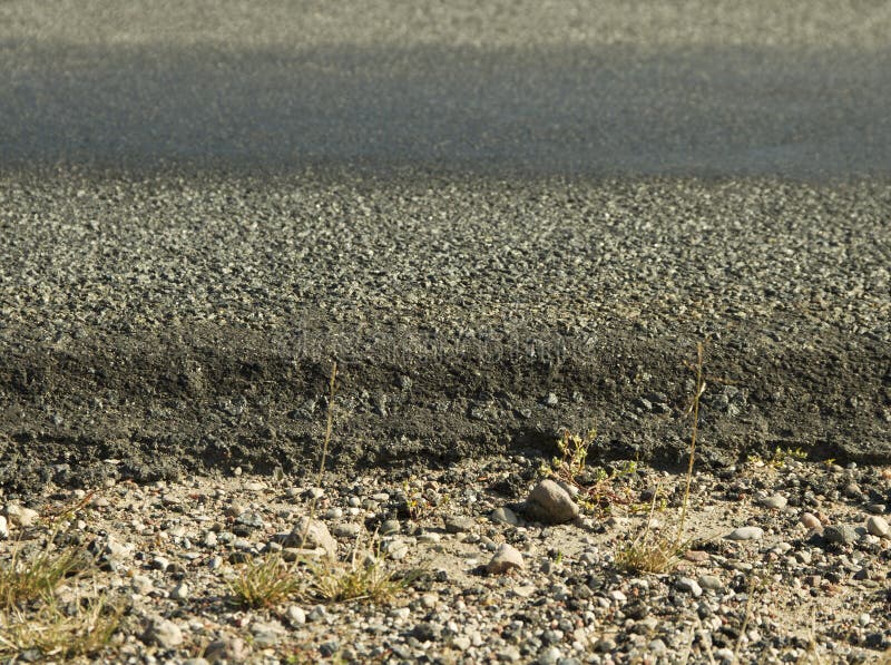 Roadside. stock image. Image of cracked, broken, grass - 37777849