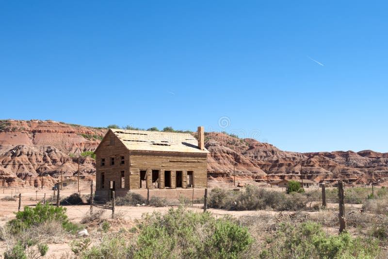 Roadside Barn in the Desert of Arizona. Stock Photo - Image of antique ...