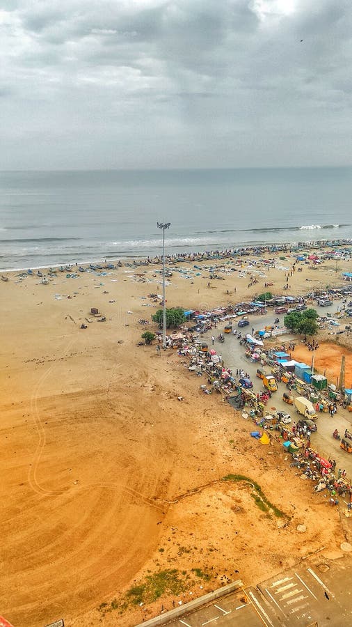 Roadside beach view stock photo. Image of boardwalk - 229978078
