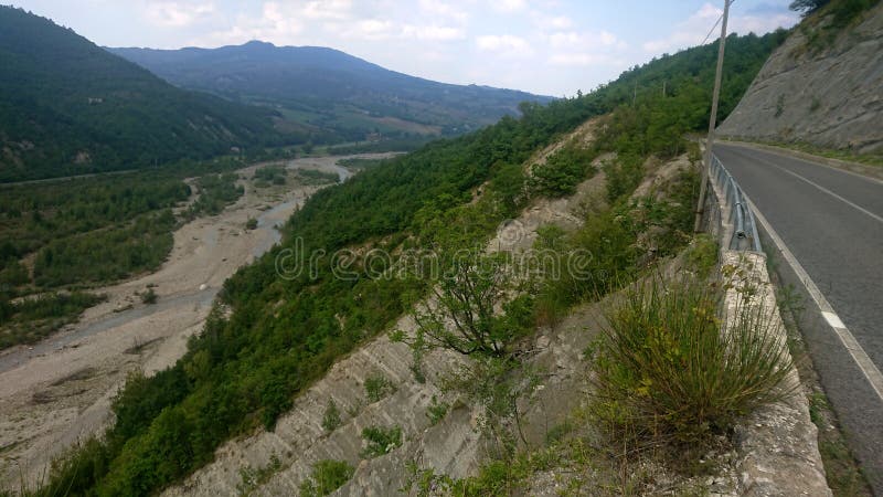 Roadside Cliff View stock photo. Image of road, drop - 157220982