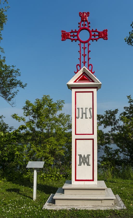 Roadside Cross with Nice Sky Stock Photo - Image of lighting, culture ...