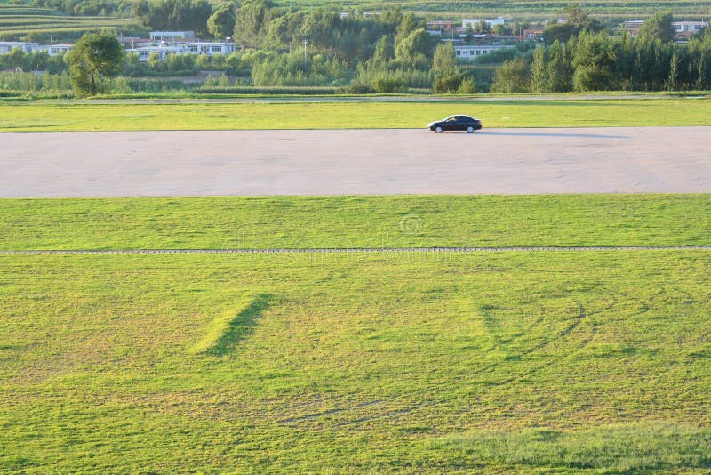Roadside and lawn stock photo. Image of concrete, lawn - 43503438