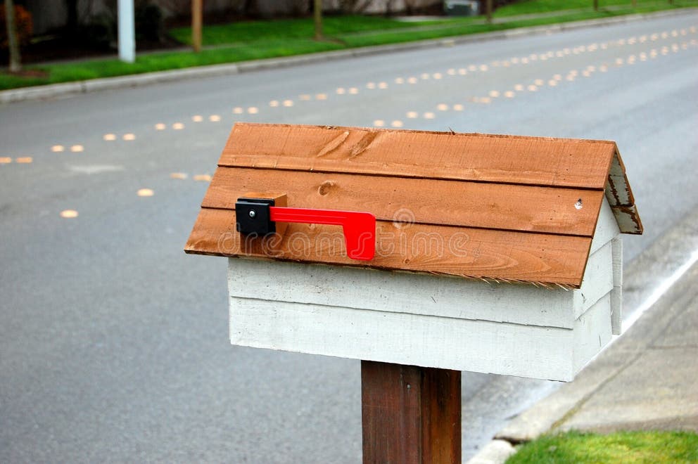 Roadside mail box stock image. Image of design, outside - 2158007