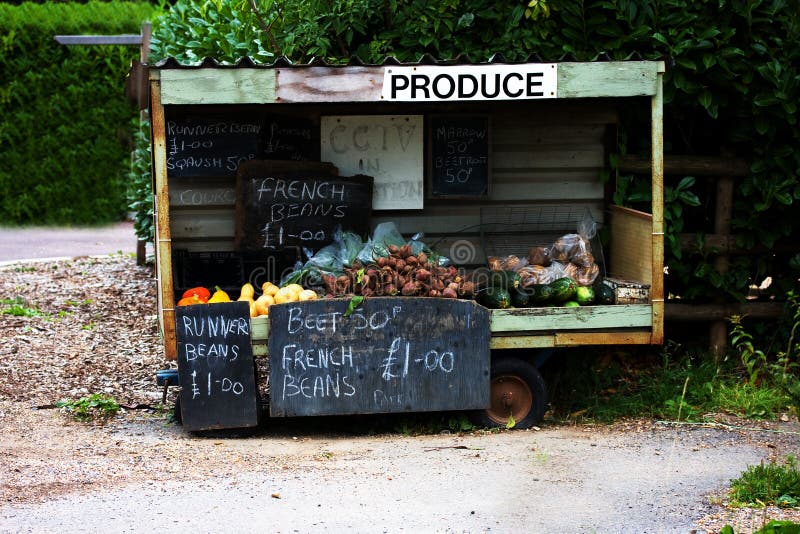 Roadside produce cart stock image. Image of travel, market - 10707331