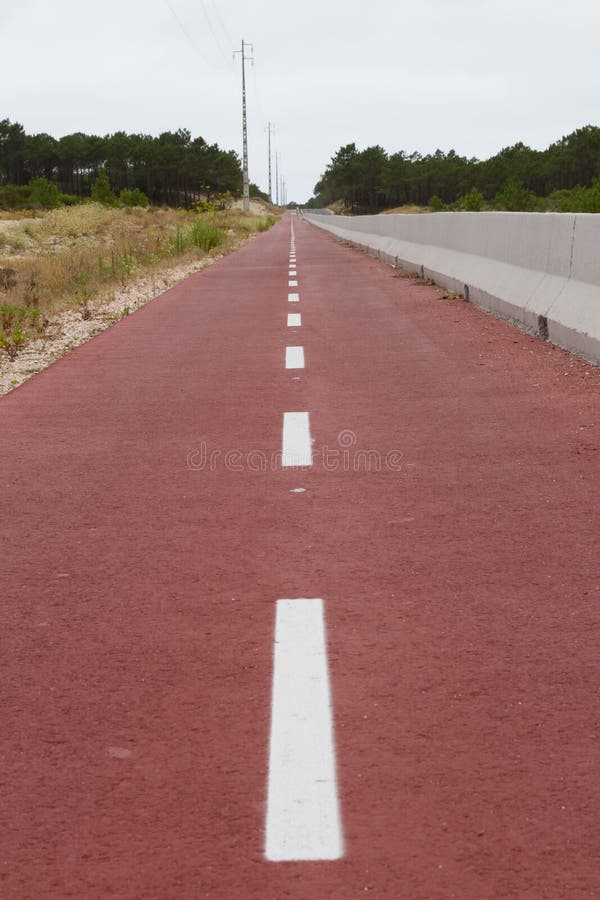 Roadside Red cycle stock image. Image of transportation - 26769213