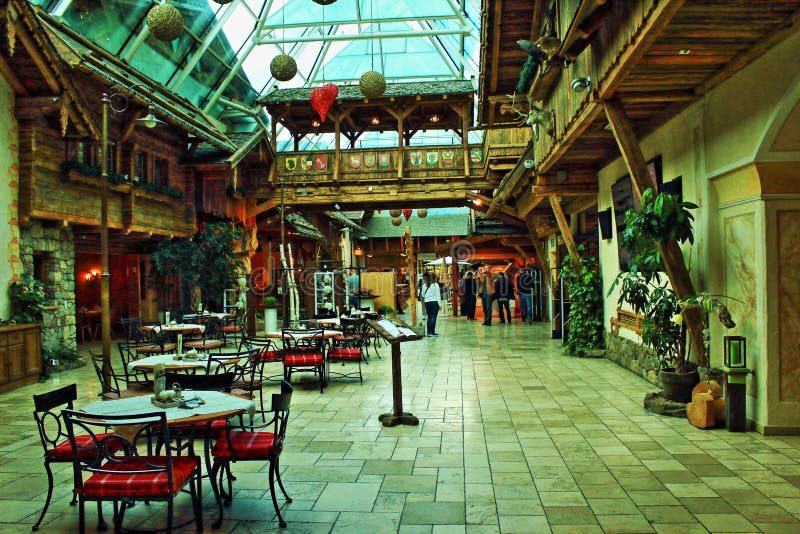 Alpine Roadside Restaurant Interior Austria Editorial Stock Photo ...