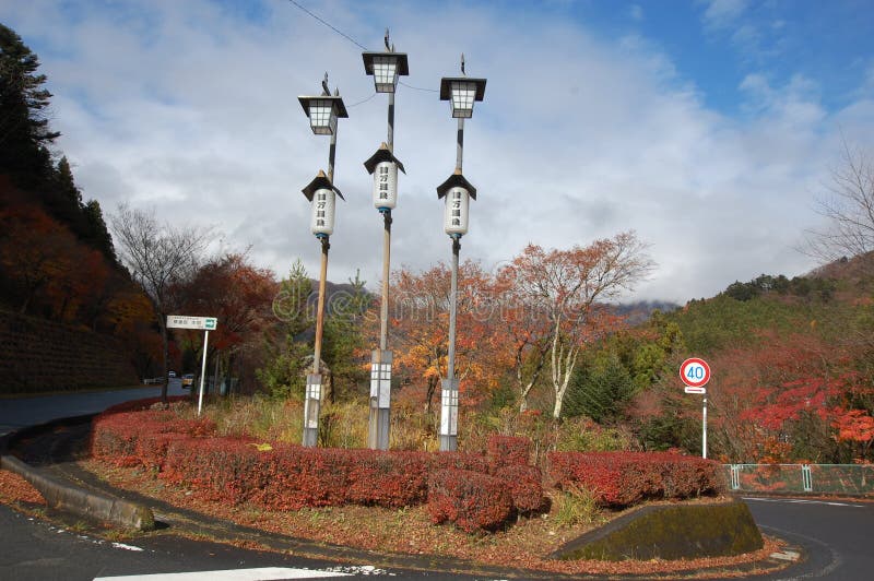 Roadside Shima Gunma Province Japan Stock Photo - Image of japan, gunma ...