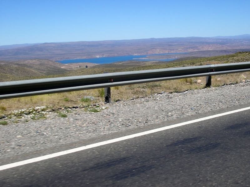 Roadside view stock photo. Image of highway, side, barrier - 4741042