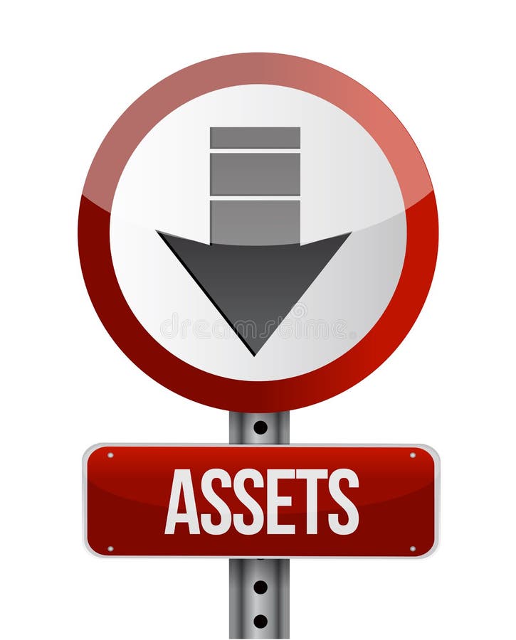 Assets Business Graph Illustration Stock Illustration - Illustration of ...