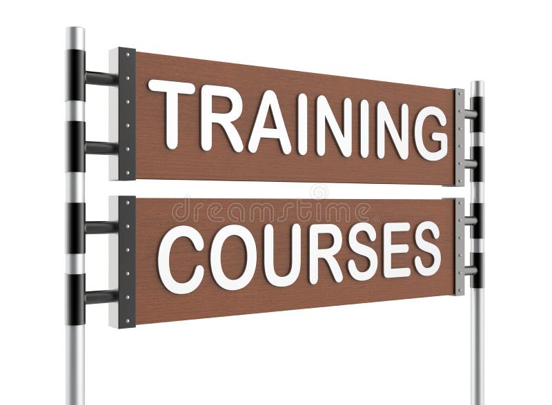 Roadsign training stock illustration. Illustration of business - 34924010