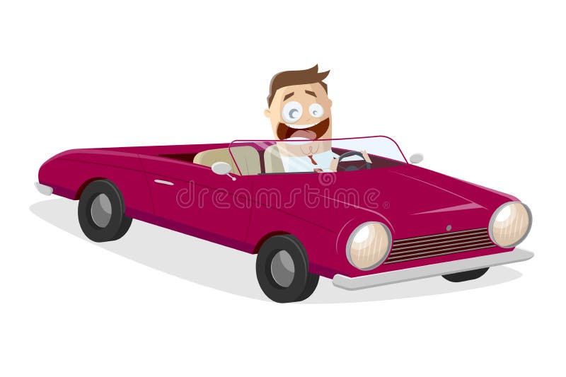 Luxury Convertible Cartoon Stock Illustrations – 508 Luxury Convertible ...