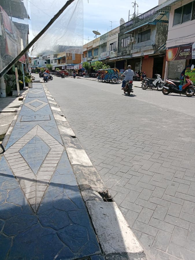 Roadview Penawar Rindu Island Editorial Stock Photo - Image of village, island: 289416378