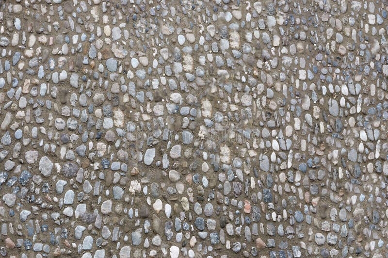 The Roadway is Lined with Small Stones Stock Image - Image of grain ...