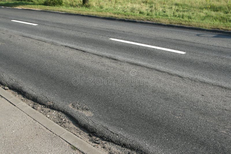 Roadway ruts stock photo. Image of terrible, street, roadway - 6462558