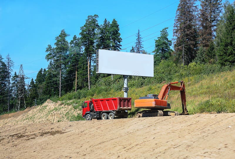 Roadwork stock image. Image of development, machinery - 51996471