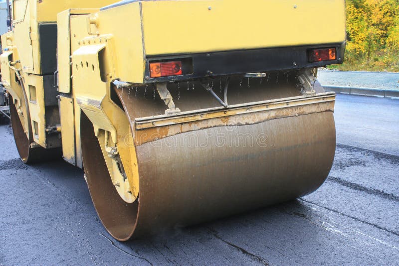 Roadwork stock photo. Image of machinery, industrial - 34503084