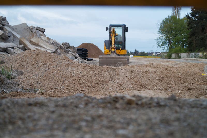 Roadworks stock photo. Image of stones, sand, street - 70389734
