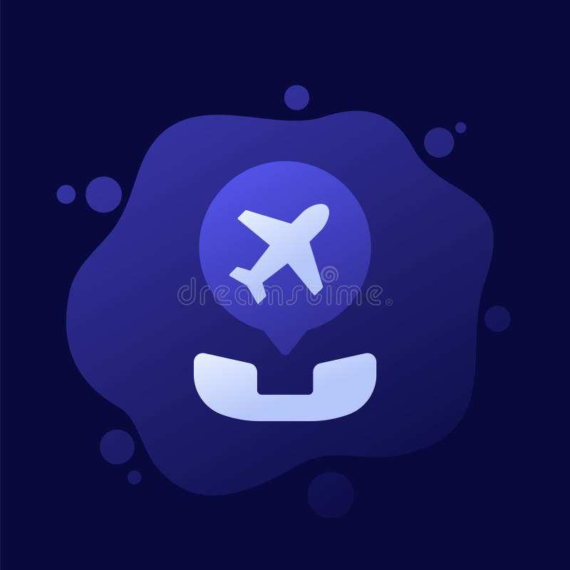 Roaming Call Icon with a Phone, Vector Design Stock Vector ...