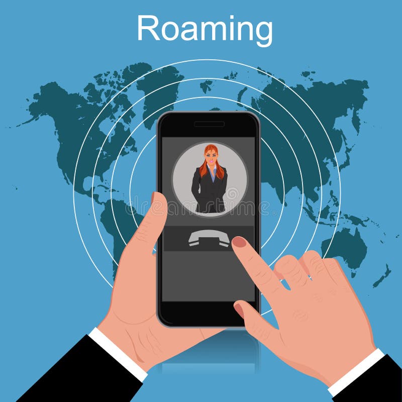 Roaming People Vintage Illustration Stock Vector - Illustration of ...