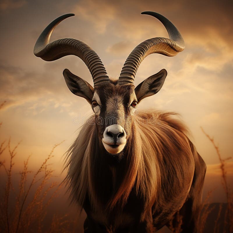 Roan antelope stock illustration. Illustration of south - 294988377