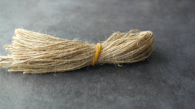 Roap Texture on a Table Closeup Stock Footage - Video of cord, stack ...