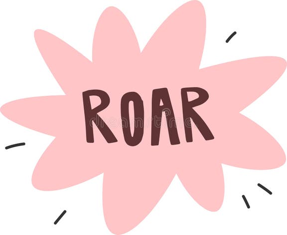 Roar Speech Star stock vector. Illustration of wild - 290750346