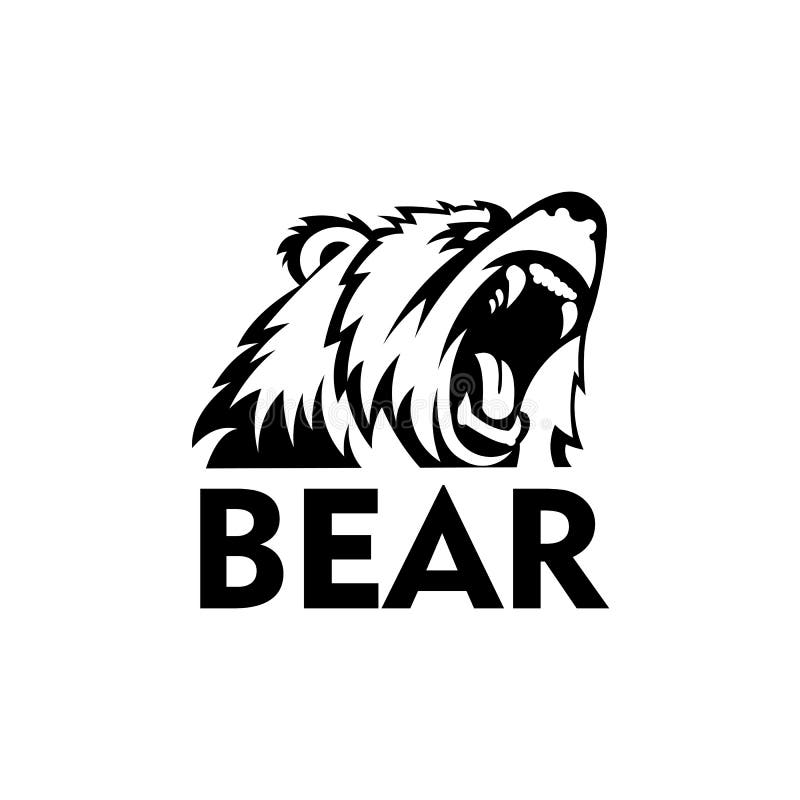 Roaring bear stock vector. Illustration of animal, isolated - 27351786