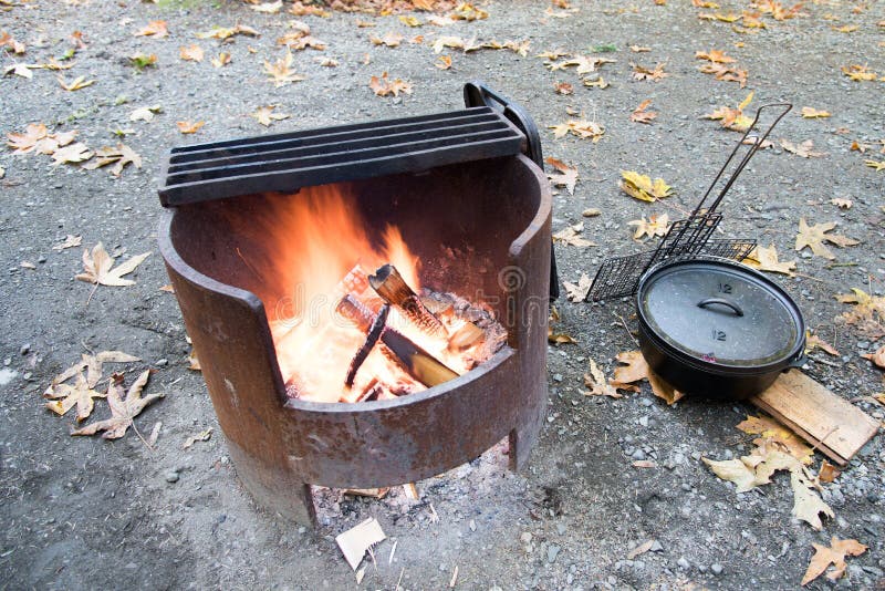 Roaring Fire In Fireplace With Logs And Flames Stock Image - Image of ...