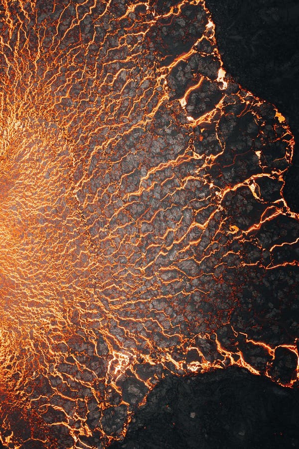 Roaring Fire with Orange and Black Flames in the Middle Stock Image ...