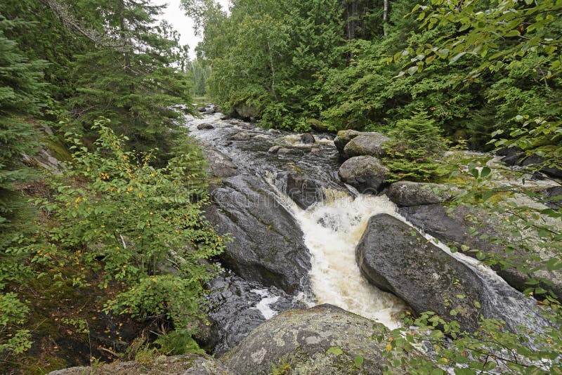 Roaring Waters in the Pines Stock Photo - Image of north, hidden: 102345876