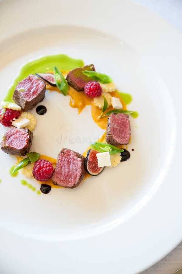 Roast beef stock photo. Image of filet, fillet, plate - 68617694