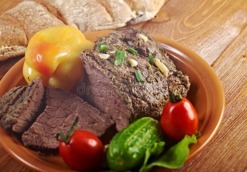 Roast beef farm-style stock image. Image of cuisine, roasted - 33477301