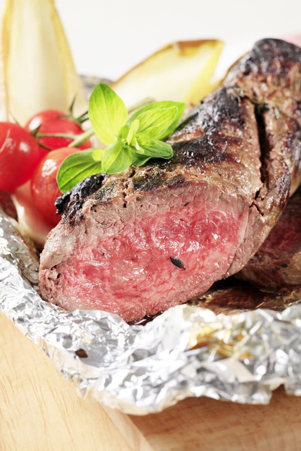 Roast beef fillet stock image. Image of fillet, meat - 22592475