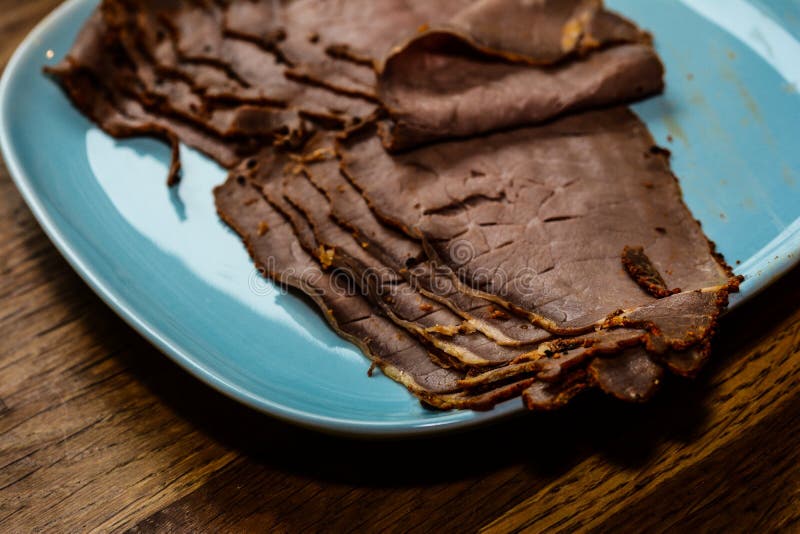 Roast beef stock photo. Image of food, plate, dinner - 60361696