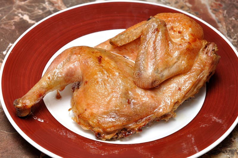 Roast Chicken stock photo. Image of gastronomy, main - 13312736