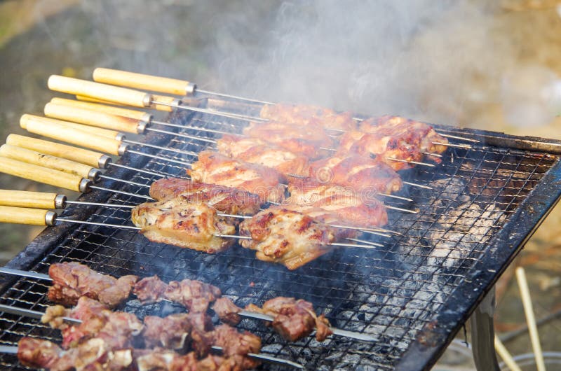 Wild Delicious Barbecue Chicken Wings Stock Image - Image of oven, like ...