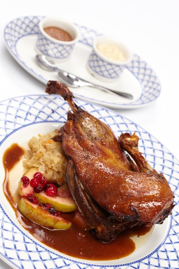 Roast Duck stock photo. Image of duck, sauce, cuisine - 24038282