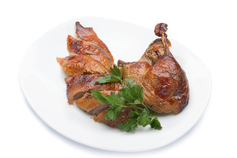 Roast duck stock photo. Image of roast, foreground, foods - 28385014