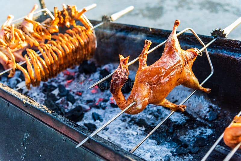 Roast Duck Dish Made in the Traditional Way of Vietnamese People Stock ...