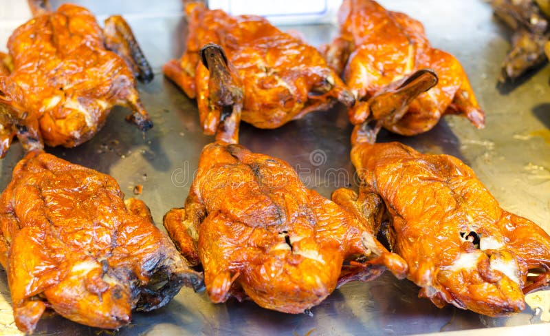 Roast ducks stock image. Image of life, roasted, spit - 30523087