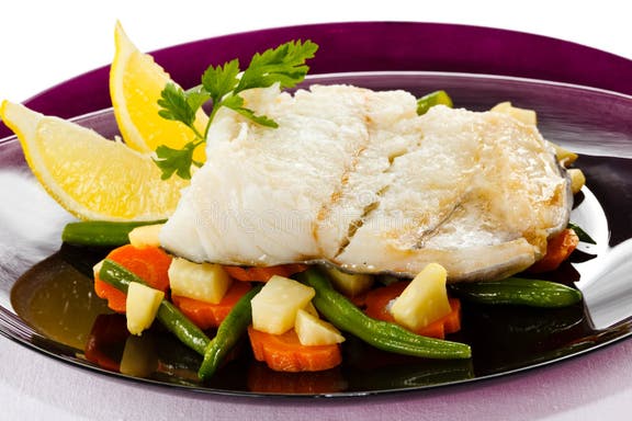 Roast fish fillet stock photo. Image of horizontal, delicious - 21112446