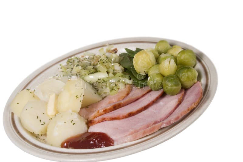 Roast Chicken Dinner stock photo. Image of bacon, closeup - 13466400