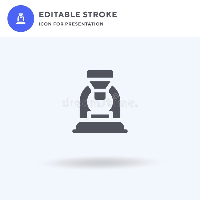 Roast Icon Vector, Filled Flat Sign, Solid Pictogram Isolated on White ...